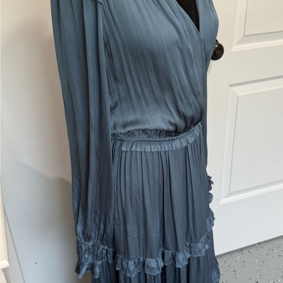Current Air | Dresses | Current Air Slate Blue Long Sleeve Dress | Poshmark